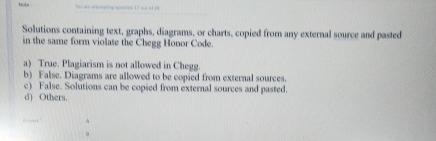 Solved Solutions containing text, graphs, diagrams, or | Chegg.com