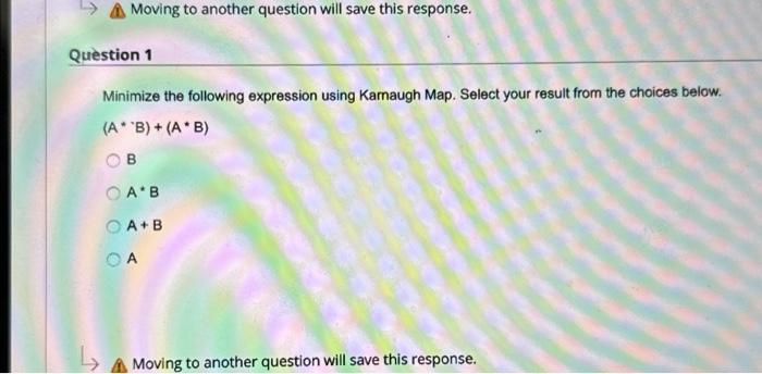 Solved Minimize the following expression using Karnaugh Map. | Chegg.com