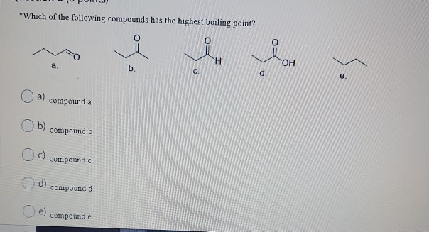 Solved *What is the name of the following molecule? N a) | Chegg.com