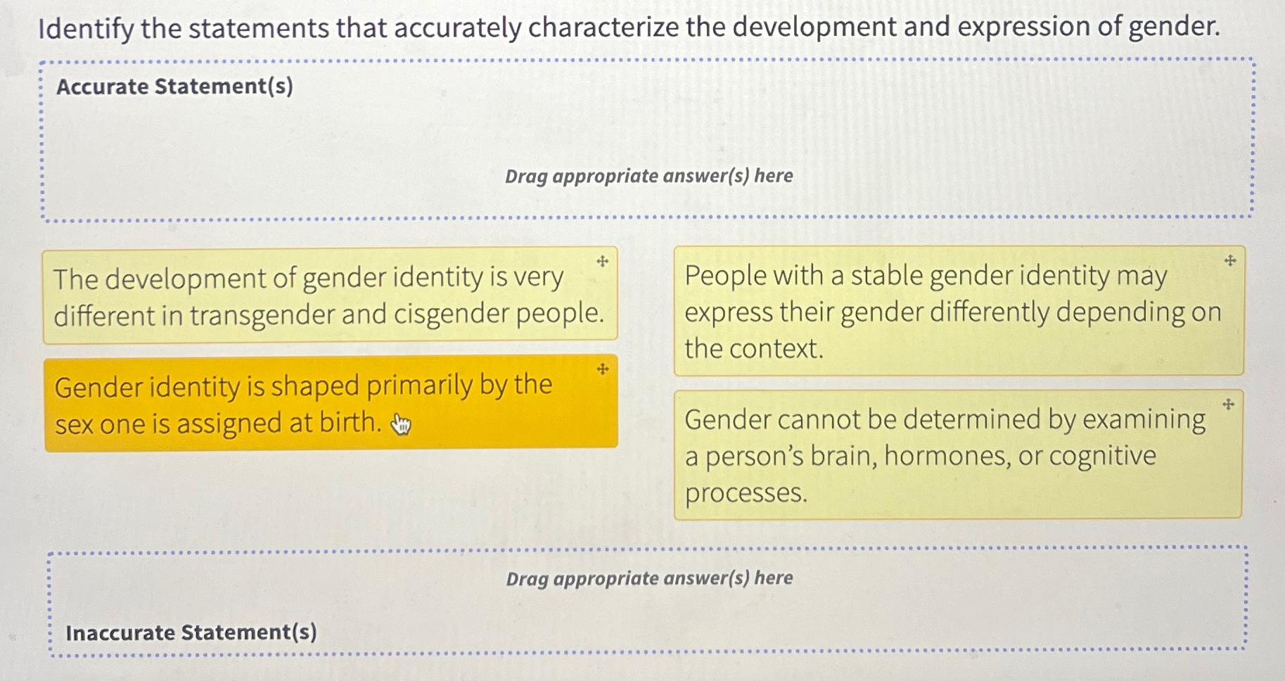 Solved Identify the statements that accurately characterize | Chegg.com