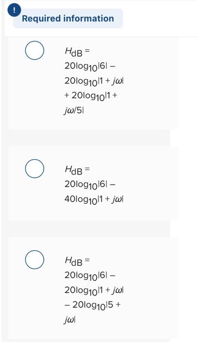 Solved A ladder network has a voltage gain of | Chegg.com