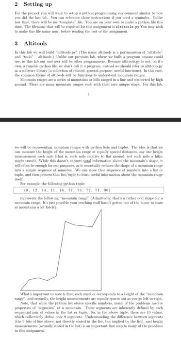 Solved 2 Setting up For the project you will wait to | Chegg.com