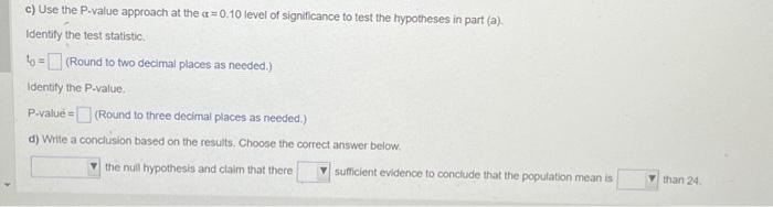 Solved A college entance exam company determined that a | Chegg.com