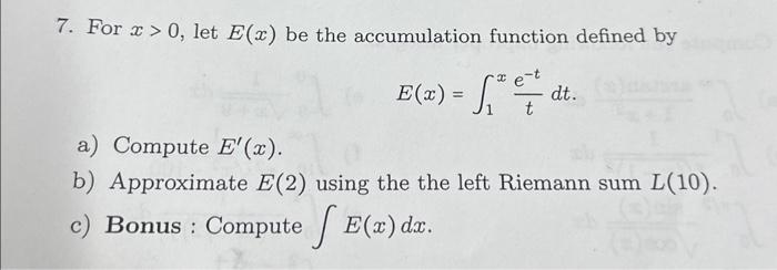 Solved Calculus II (definite integrals) practice test | Chegg.com