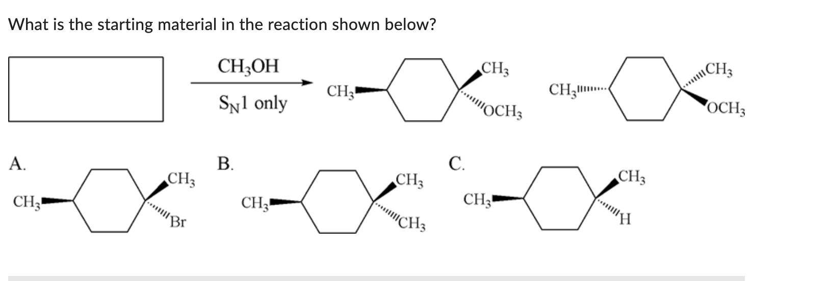 Solved What is the starting material in the reaction shown? | Chegg.com
