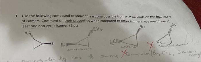 Solved Use the following compound to show at least one | Chegg.com