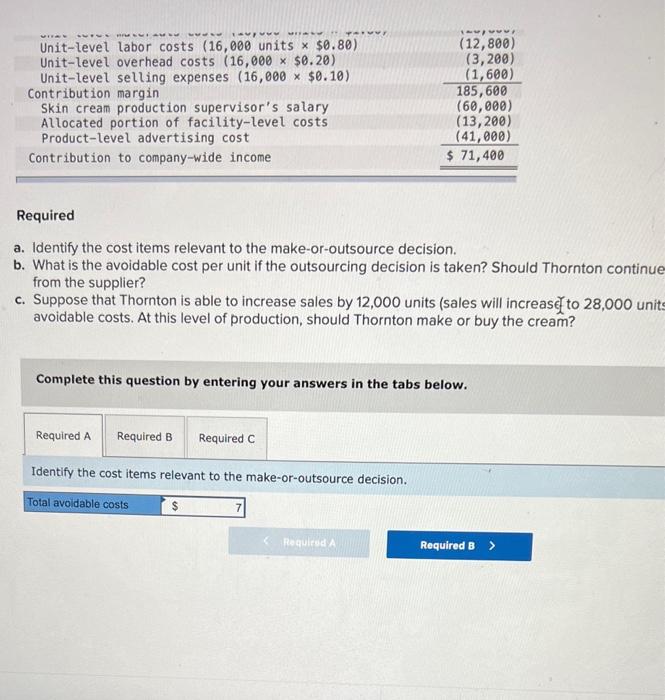 Solved Problem 13-25A (Algo) Effects of the level of | Chegg.com