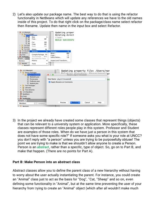Solved ITSC 1213 - Abstraction and Interfaces Introduction | Chegg.com