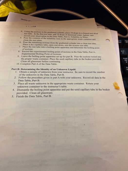 Solved Lab 4 Data Sheet: Identity of a Liquid Name Die | Chegg.com