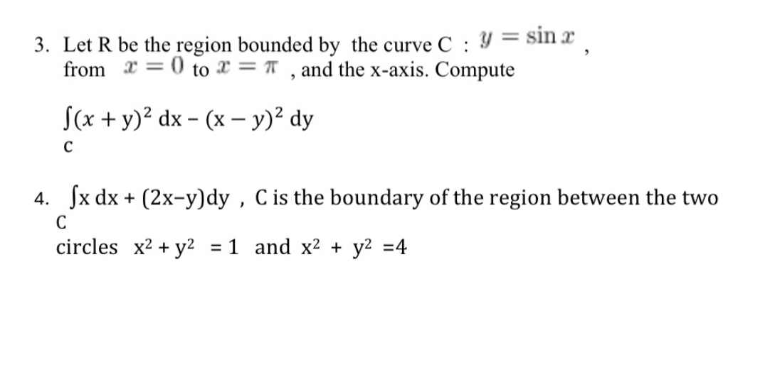 Solved Use Green's theorem to evaluate the following line | Chegg.com