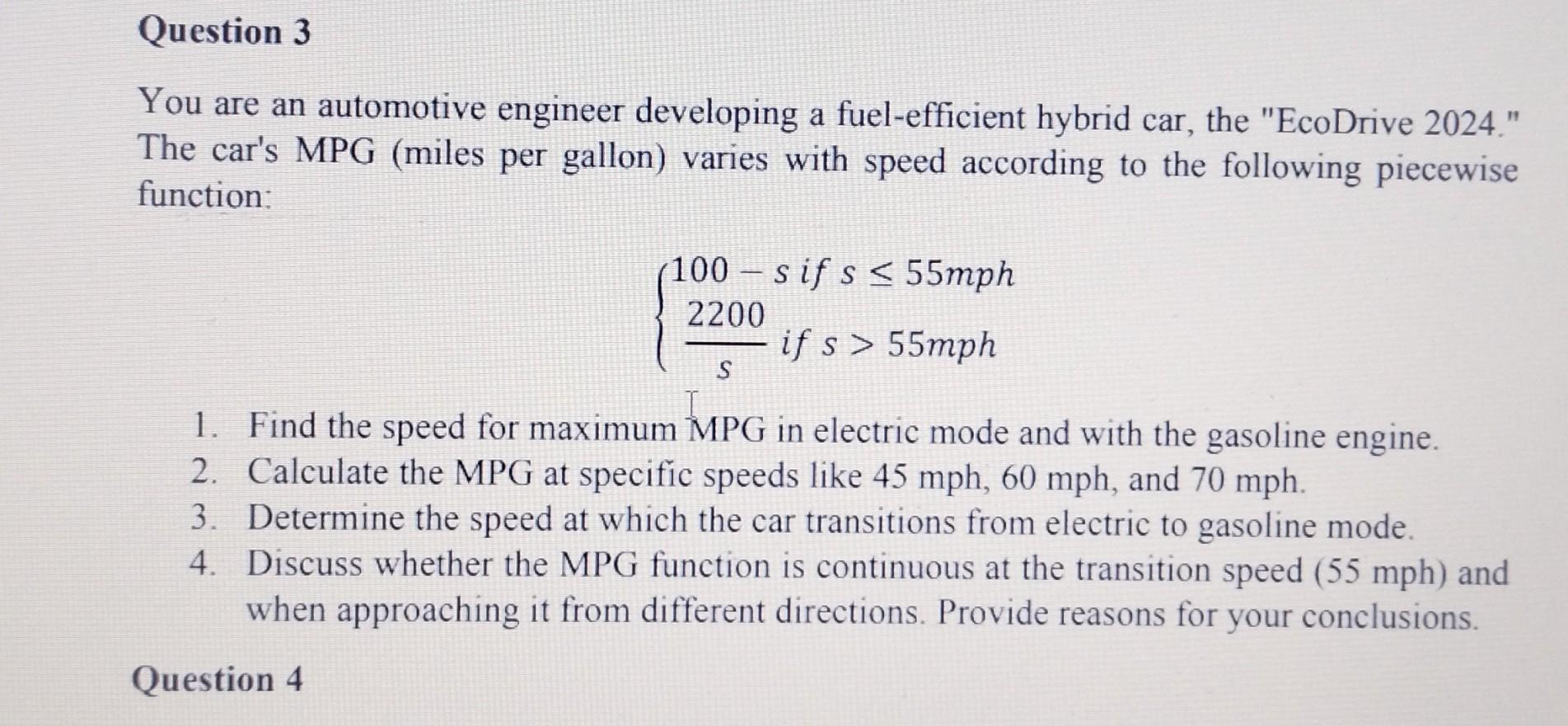 Solved You are an automotive engineer developing a | Chegg.com