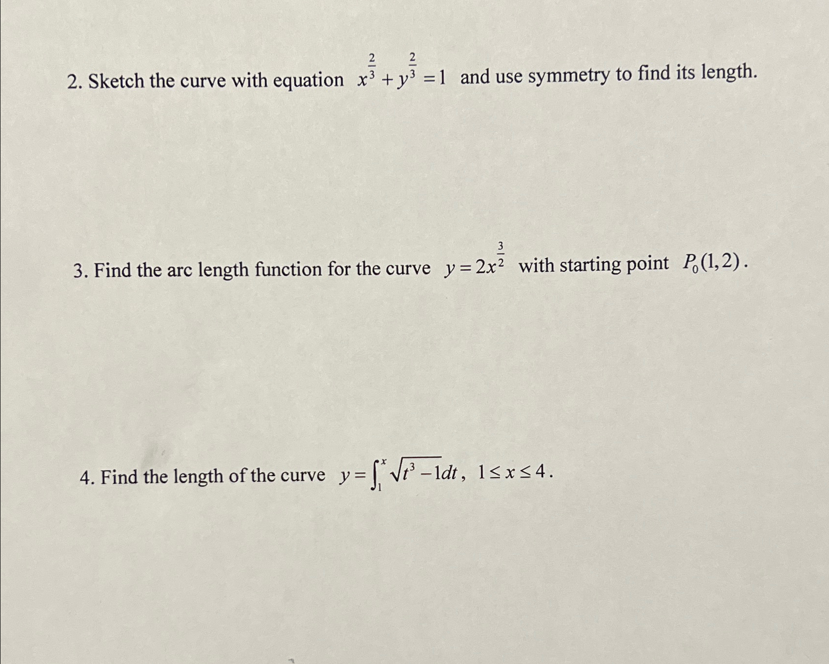 Solved Sketch the curve with equation x23+y23=1 ﻿and use | Chegg.com