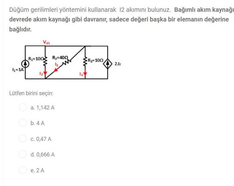 Solved Find the current I2 using the node voltage method. | Chegg.com