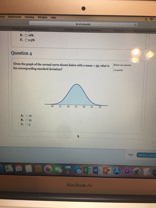 Solved tory Bookmarks Develop Window Help oli.cmu.edu | Chegg.com