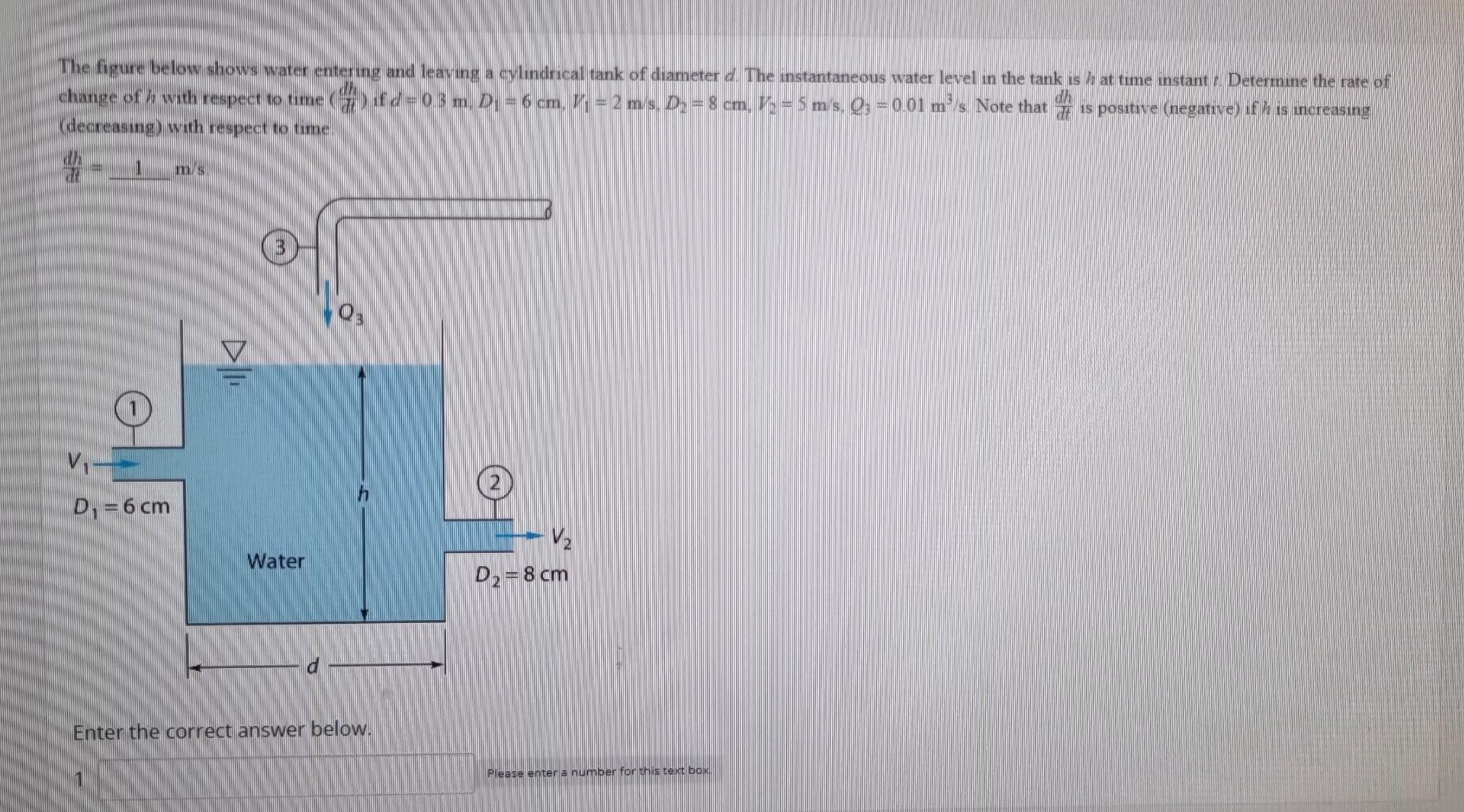 Solved (decreasing) With respect to time Enter the correct | Chegg.com