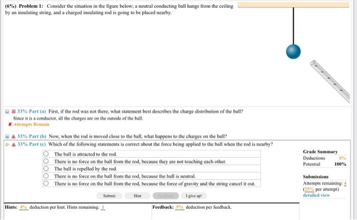 Solved 6 Problem 1 Consider The Situation In The Figure