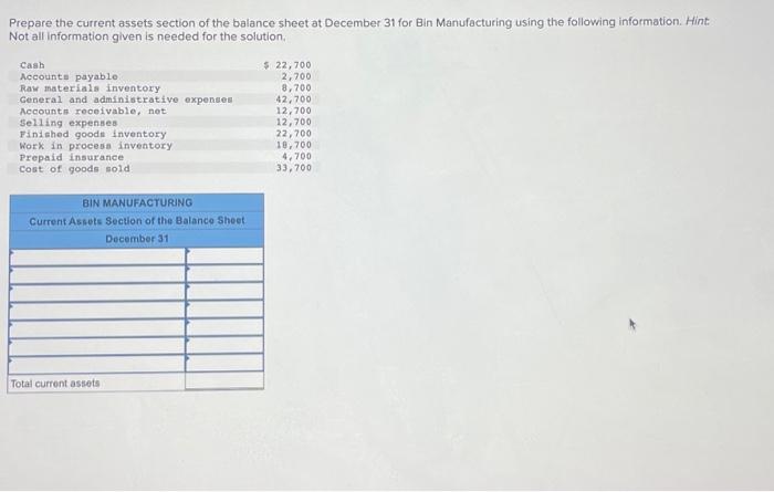 Solved repare an income statement for Rex Manufacturing for | Chegg.com