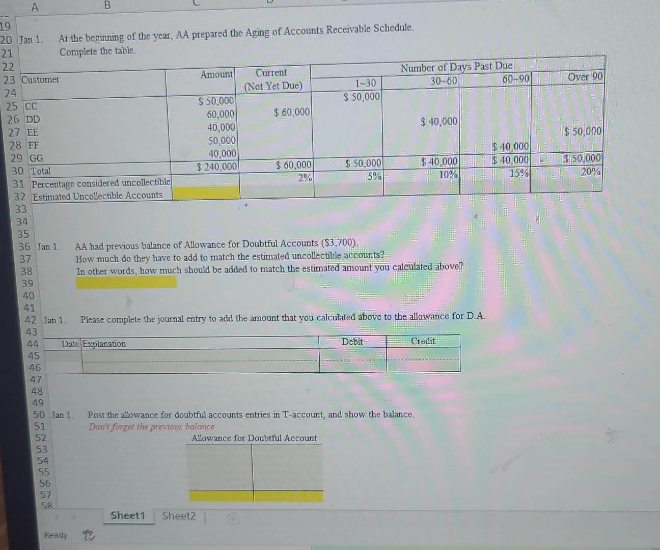 Solved Part I: Accounts Receivable What is direct write-off | Chegg.com