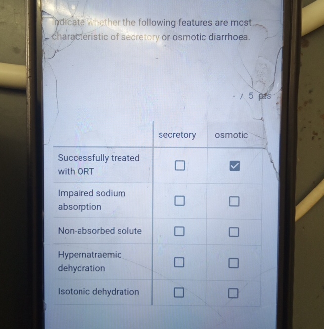 Solved Irdicate whether the following features are most q, | Chegg.com