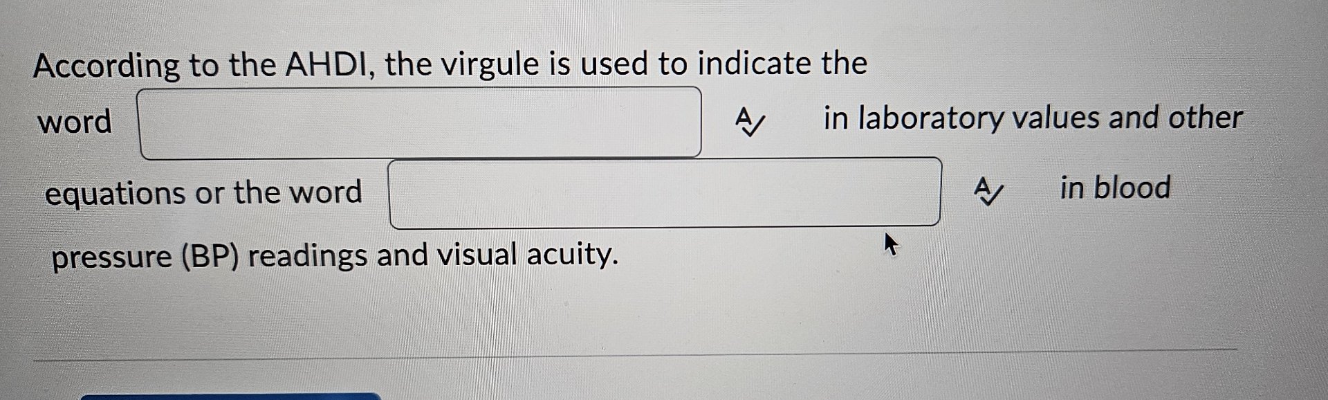 Solved What does this mean According to the AHDI, the | Chegg.com