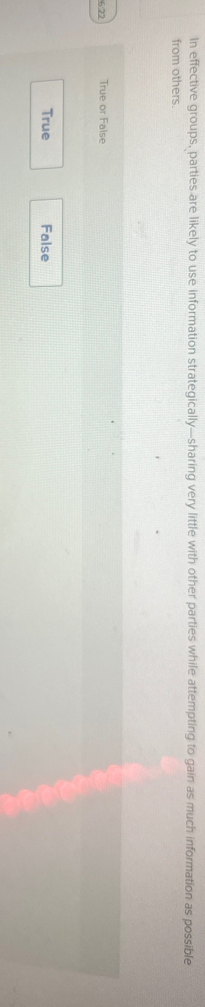Solved In effective groups, parties are likely to use | Chegg.com