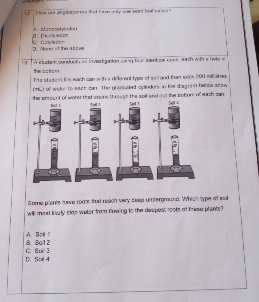 Solved 4 The diagram below shows 20 grams of two different | Chegg.com