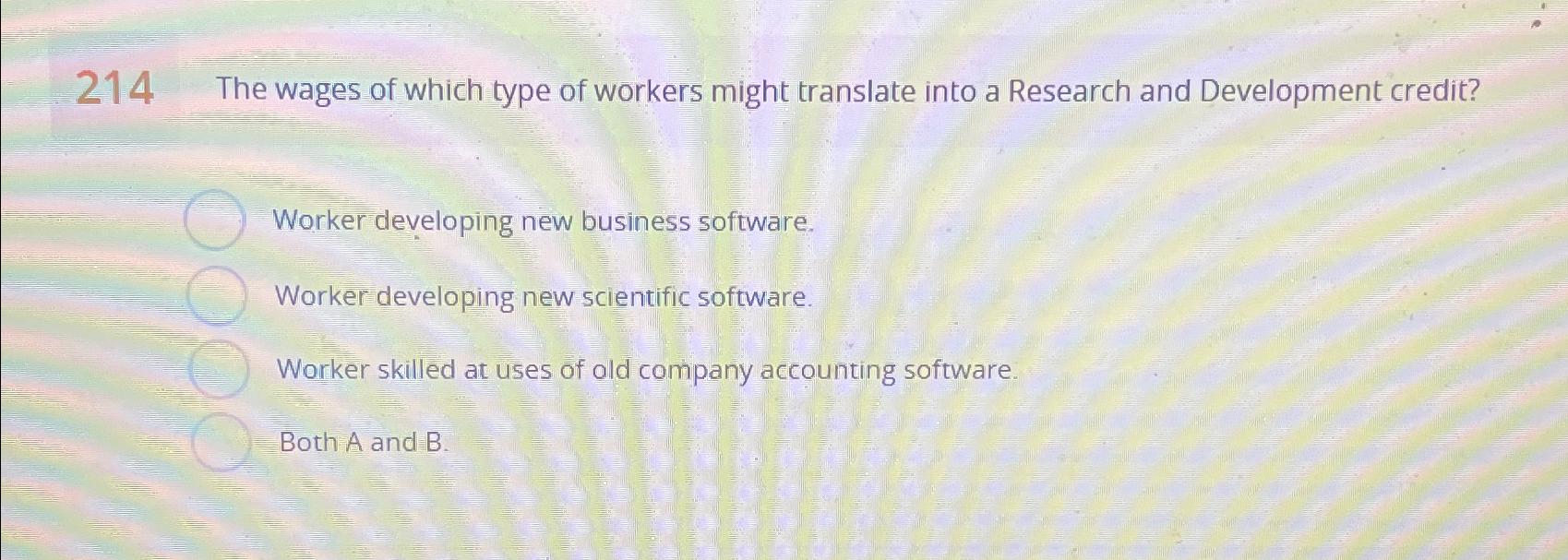 Solved 214 ﻿The wages of which type of workers might | Chegg.com
