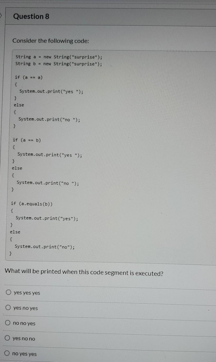 Solved Question 7 Assume That X And Y Have Been Defined A