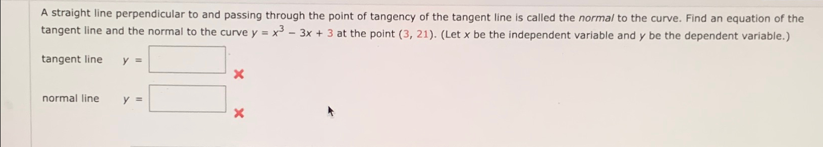 Solved A straight line perpendicular to and passing through | Chegg.com