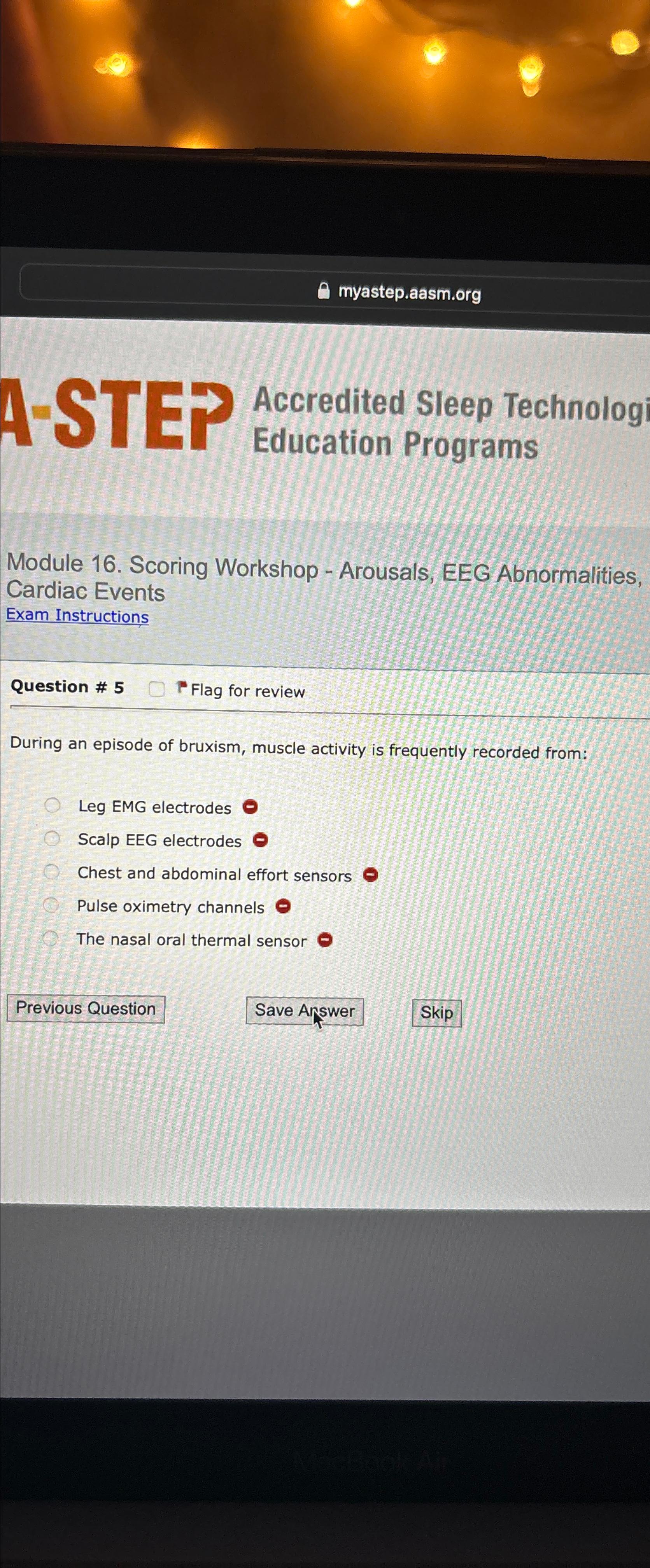 Solved myastep.aasm.orgModule 16. ﻿Scoring Workshop - | Chegg.com