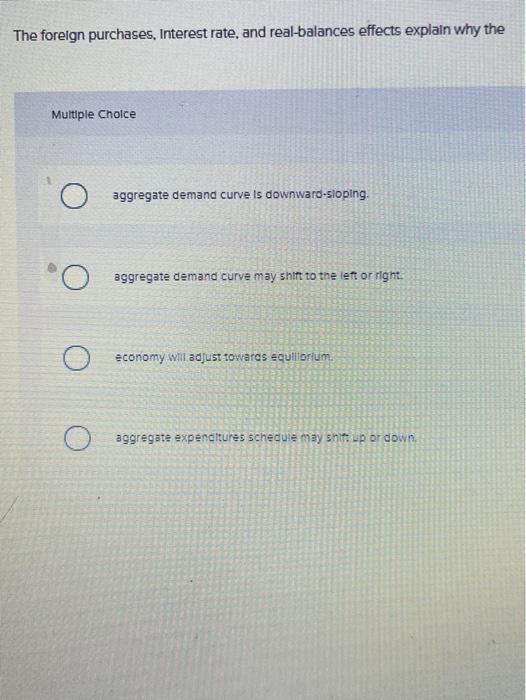 Solved The foreign purchases, Interest rate, and | Chegg.com