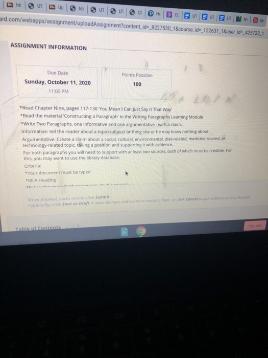 write an informative paragraph about "you mean i can | Chegg.com