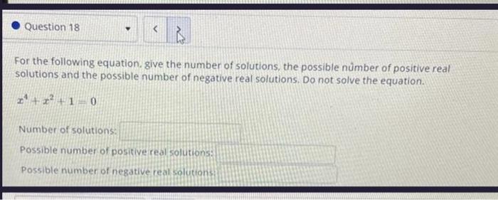 Solved For the following equation, give the number of | Chegg.com