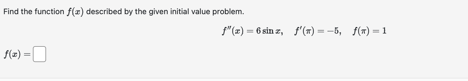 Solved Find the function f(x) ﻿described by the given | Chegg.com