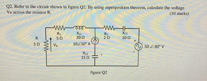 Solved Q2. Refer to the circuit shown in figure Q2. By using | Chegg.com