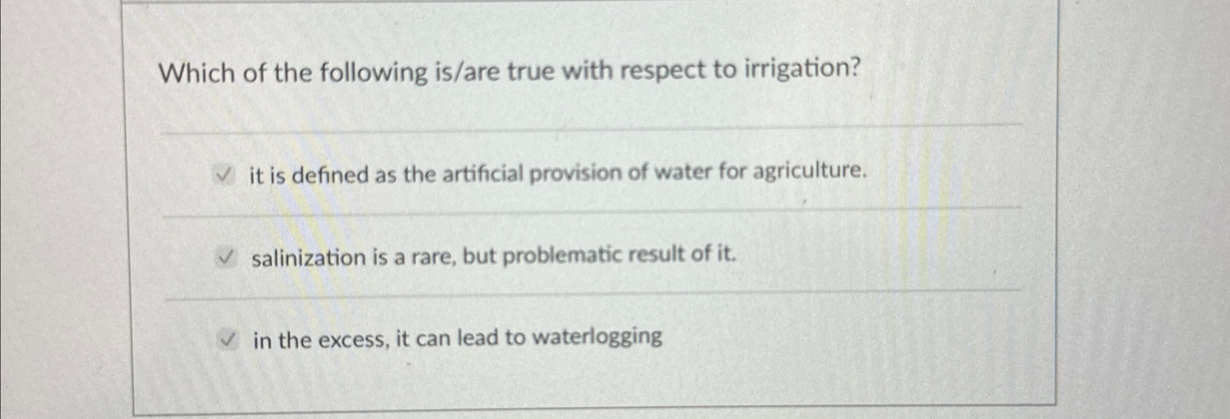 Solved Which of the following is/are true with respect to | Chegg.com