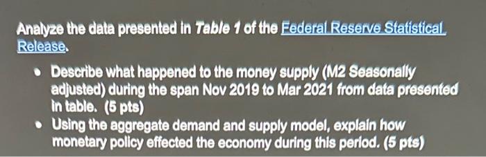 Analyze the data presented in Table 1 of the Federal | Chegg.com