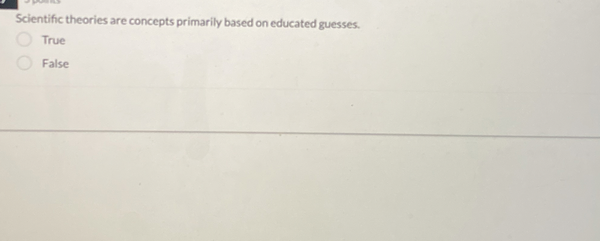 Solved Scientific theories are concepts primarily based on | Chegg.com