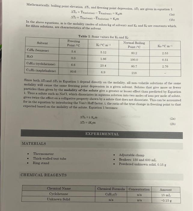 Solved 2 Using Your Δt T Value The Other Data And