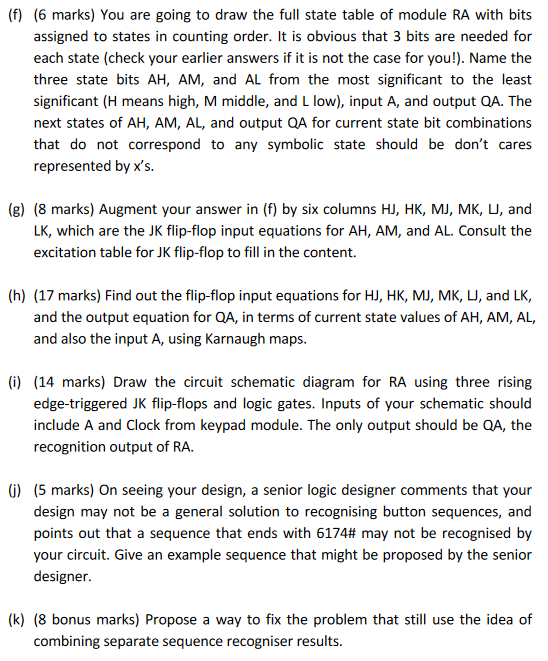 Solved Question 1 (total 88 ﻿marks, ﻿and 8 ﻿bonus marks)A | Chegg.com