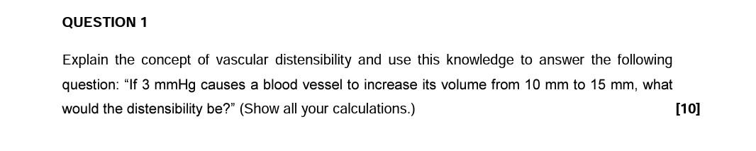 Solved QUESTION 1 Explain the concept of vascular | Chegg.com