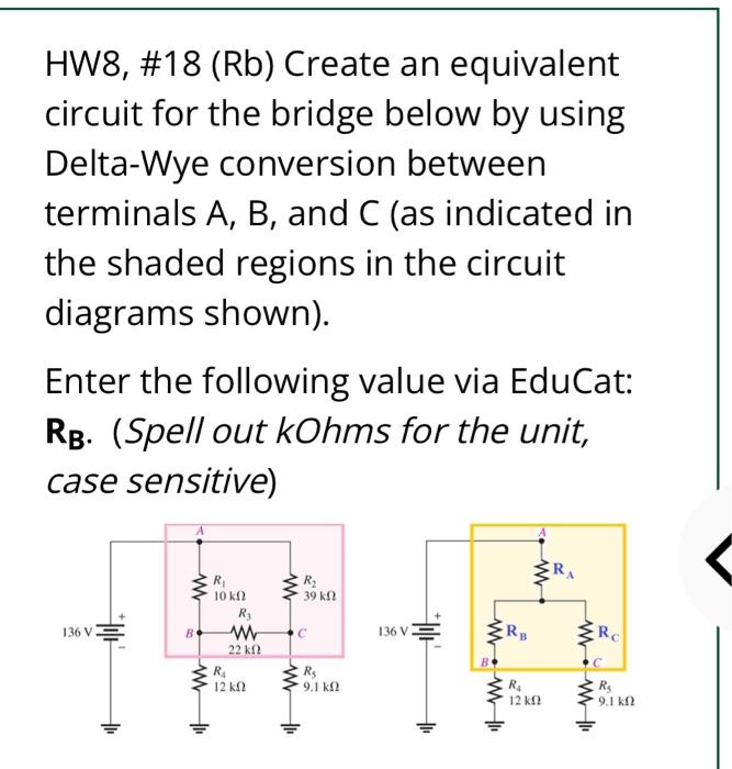 Solved HW8, \#18 (Ra) Create an equivalent circuit for the | Chegg.com