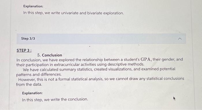 Solved STEP 1: To complete this exploratory data analysis | Chegg.com