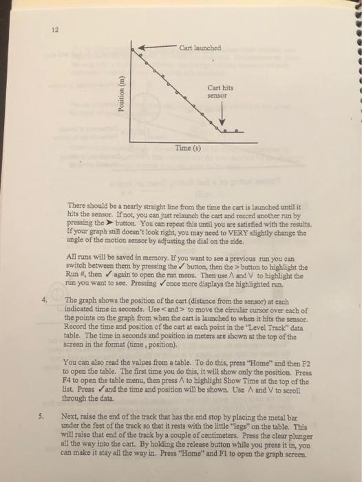 Solved Experiment 2: Linear Motion Introduction In this | Chegg.com
