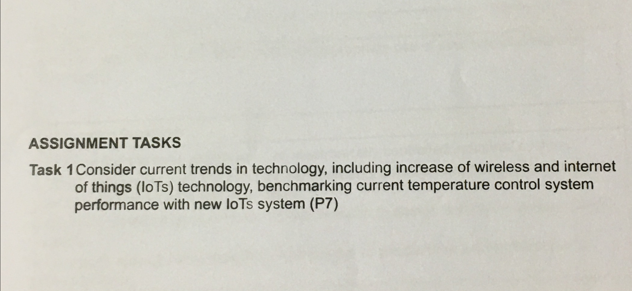Solved ASSIGNMENT TASKSTask 1 ﻿Consider current trends in | Chegg.com