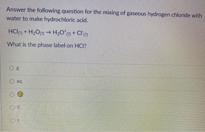 Solved Answer the following question for the mixing of | Chegg.com