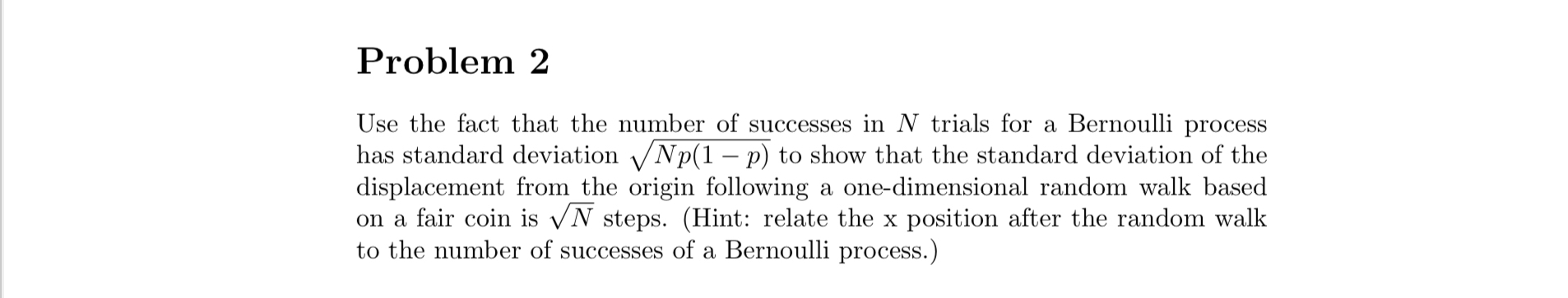 Solved Problem 2Use the fact that the number of successes in | Chegg.com