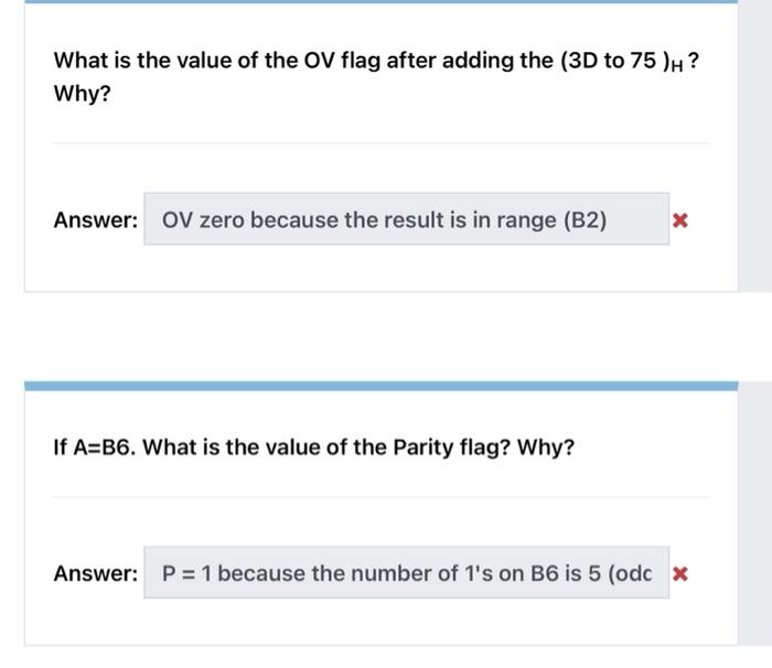 Solved Are my answers correct? if not can you show me the | Chegg.com