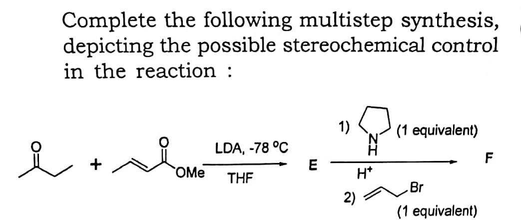 Solved Complete the following multistep synthesis, depicting | Chegg.com
