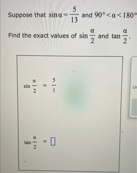 Solved 5 Suppose that sina = and 90° | Chegg.com